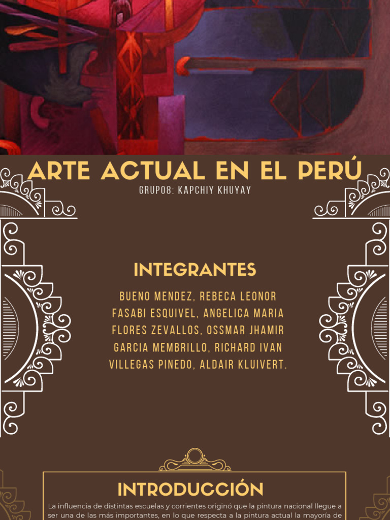 Arte Moderno en El Peru - Grupo8 | PDF