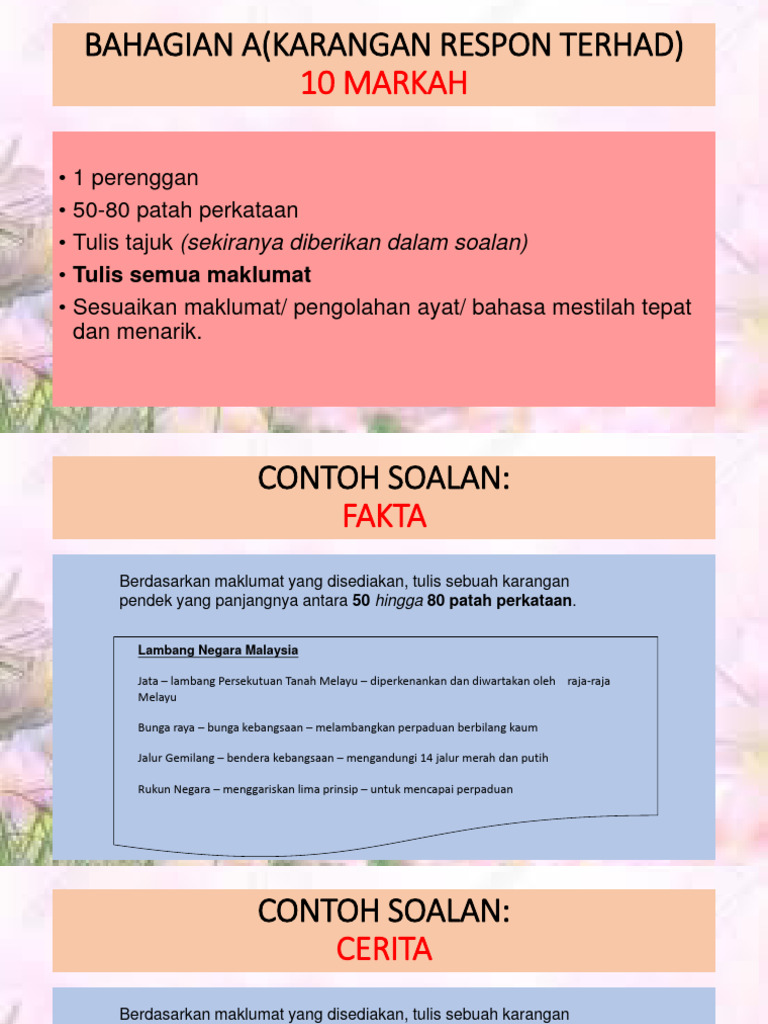 Teknik Menjawab BM Kertas 2 | PDF