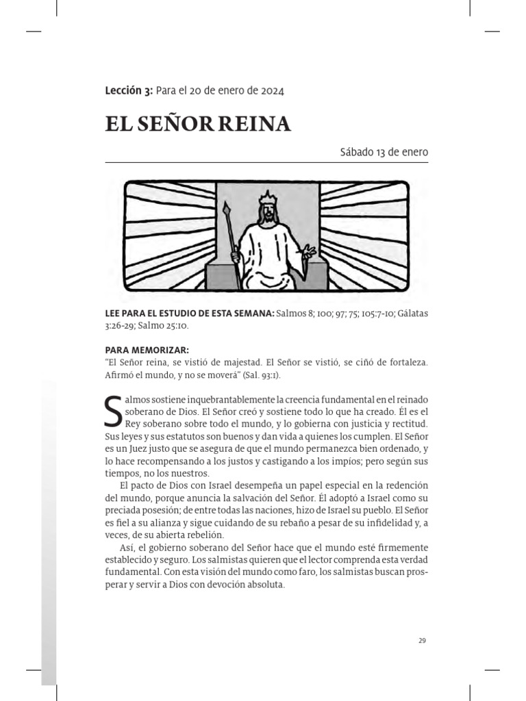 Leccion 03 | PDF | Dios | Salmos