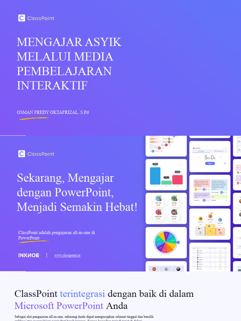Mengenal Fitur Dan Keunggulan ClassPoint 11 Januari 2024 | PDF | Karier & Perkembangan