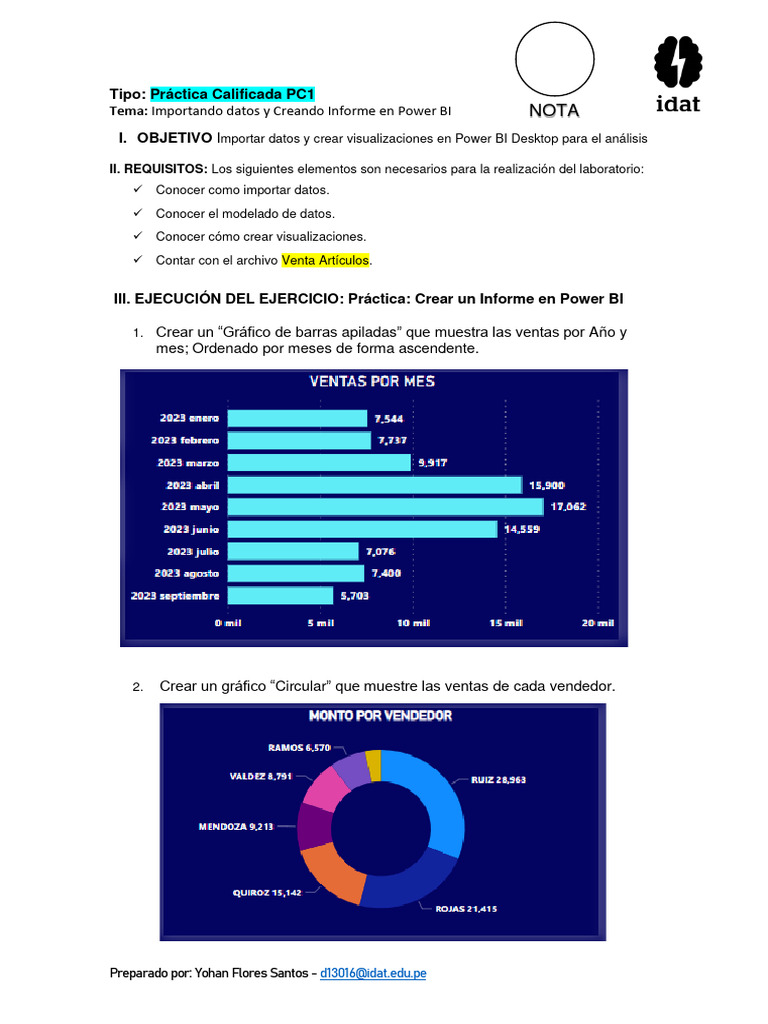 Practica Calificada PC1 | PDF