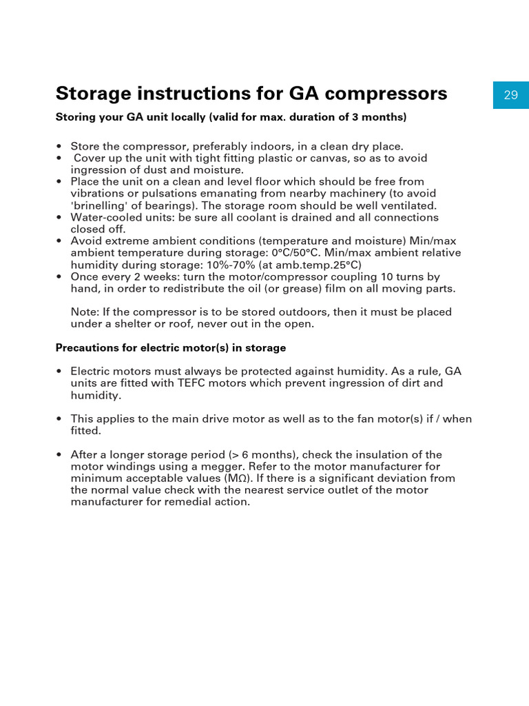 Compressor Installation Guide 30 | PDF