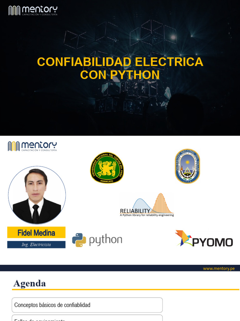 Confiabilidad Electrica Con Python | PDF | Ingeniería de confiabilidad ...