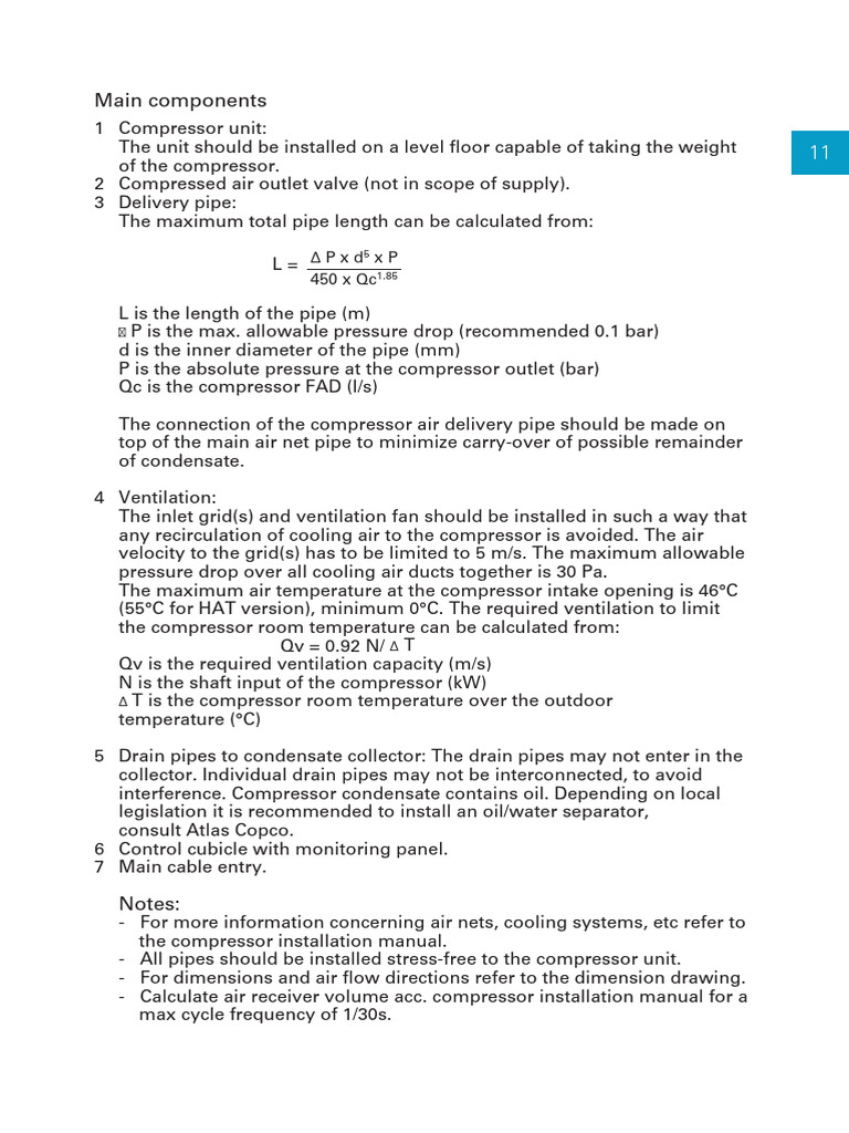 Compressor Installation Guide 12 | PDF