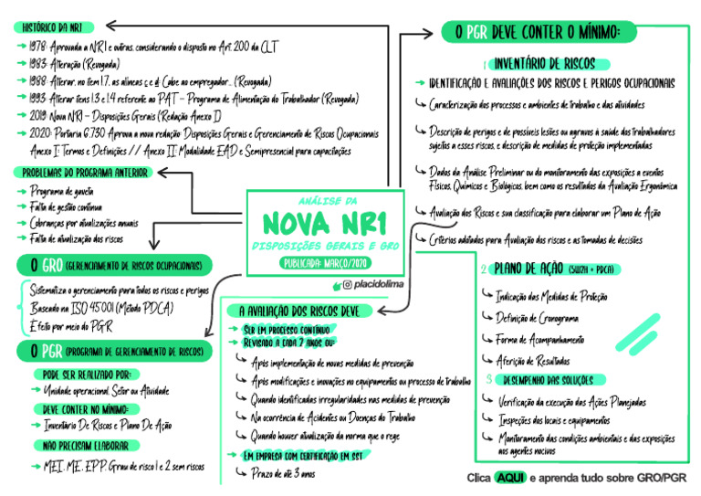 Mapa Mental Da NR 1 | PDF