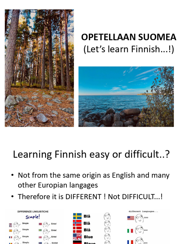 Opetellaan Suomea 23.9 | PDF