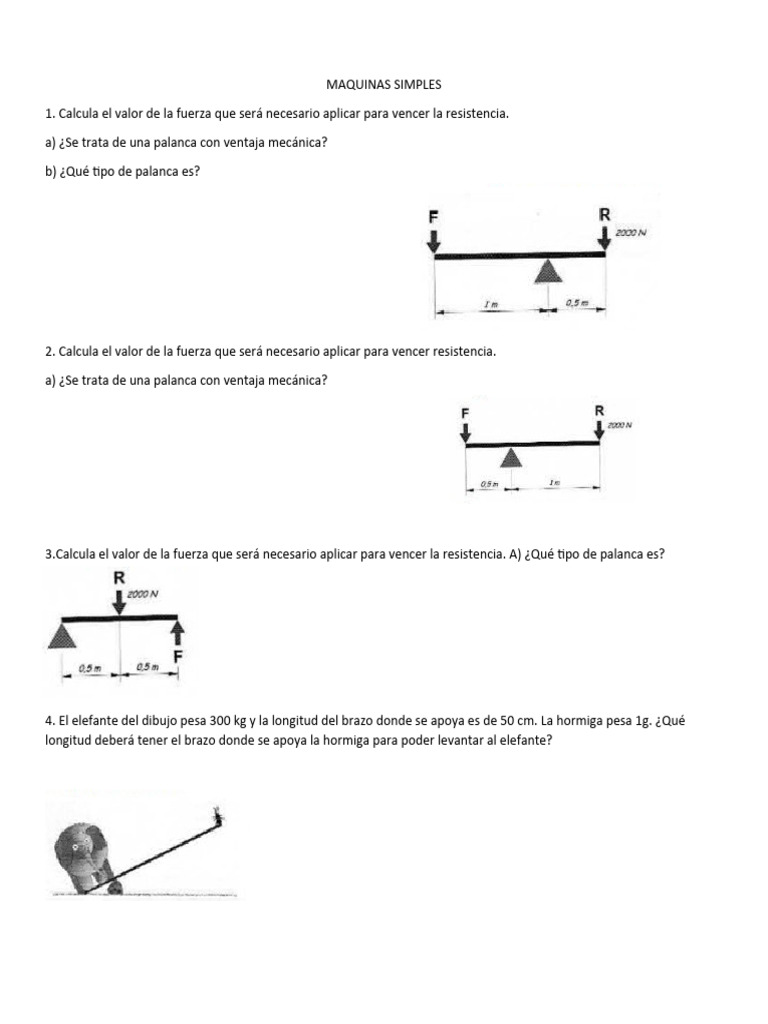 Maquinas Simples | PDF