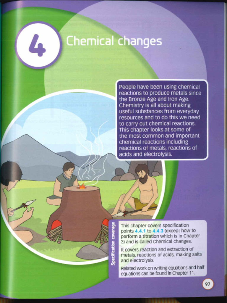 Topic 4 New GCSE Text Book Chemical Changes | PDF