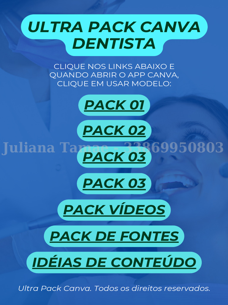 Ultra Pack Canva Dentista | PDF
