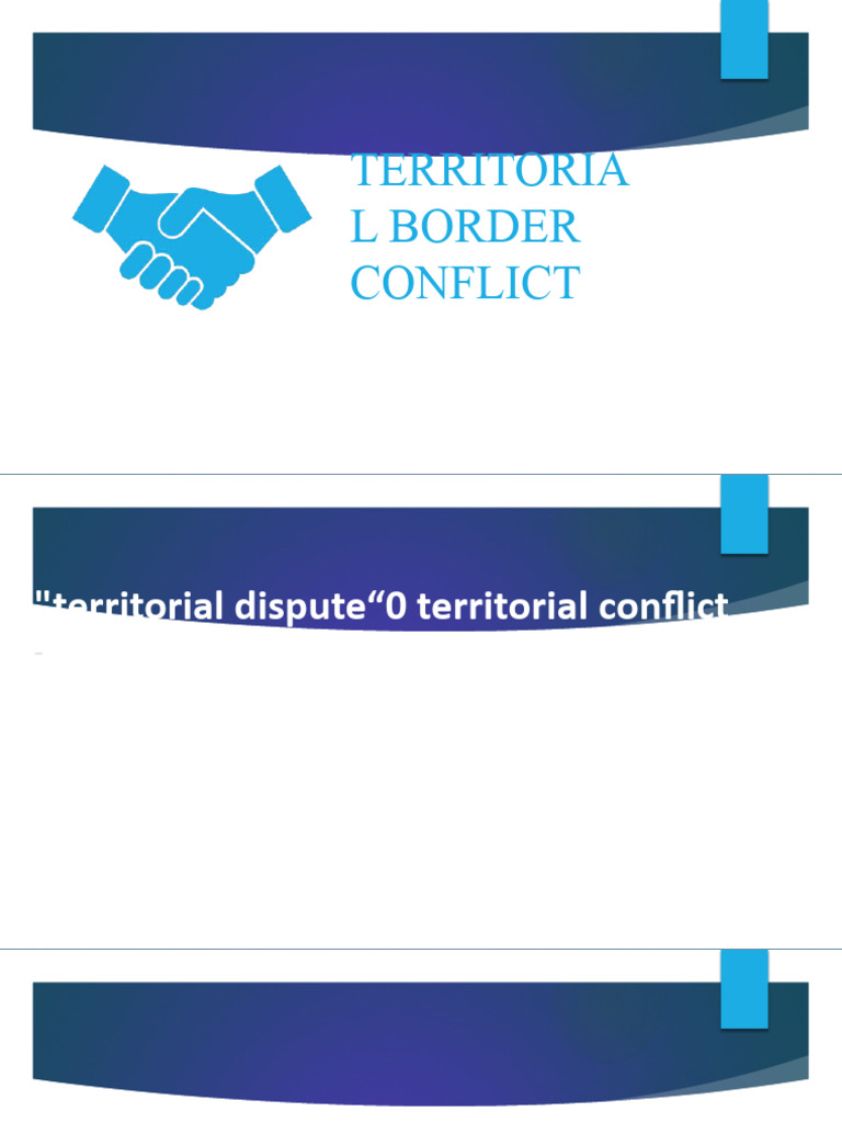 Territorial Border Conflict | PDF
