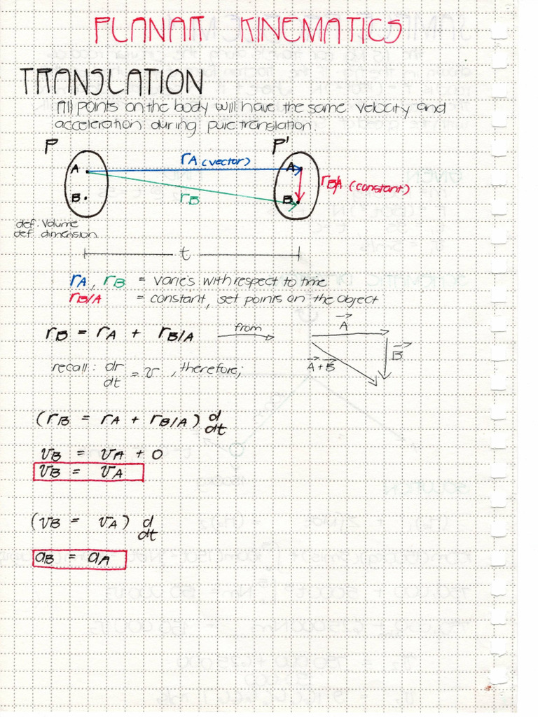 Dynamics of Rigid Bodies - Planar Motion | PDF