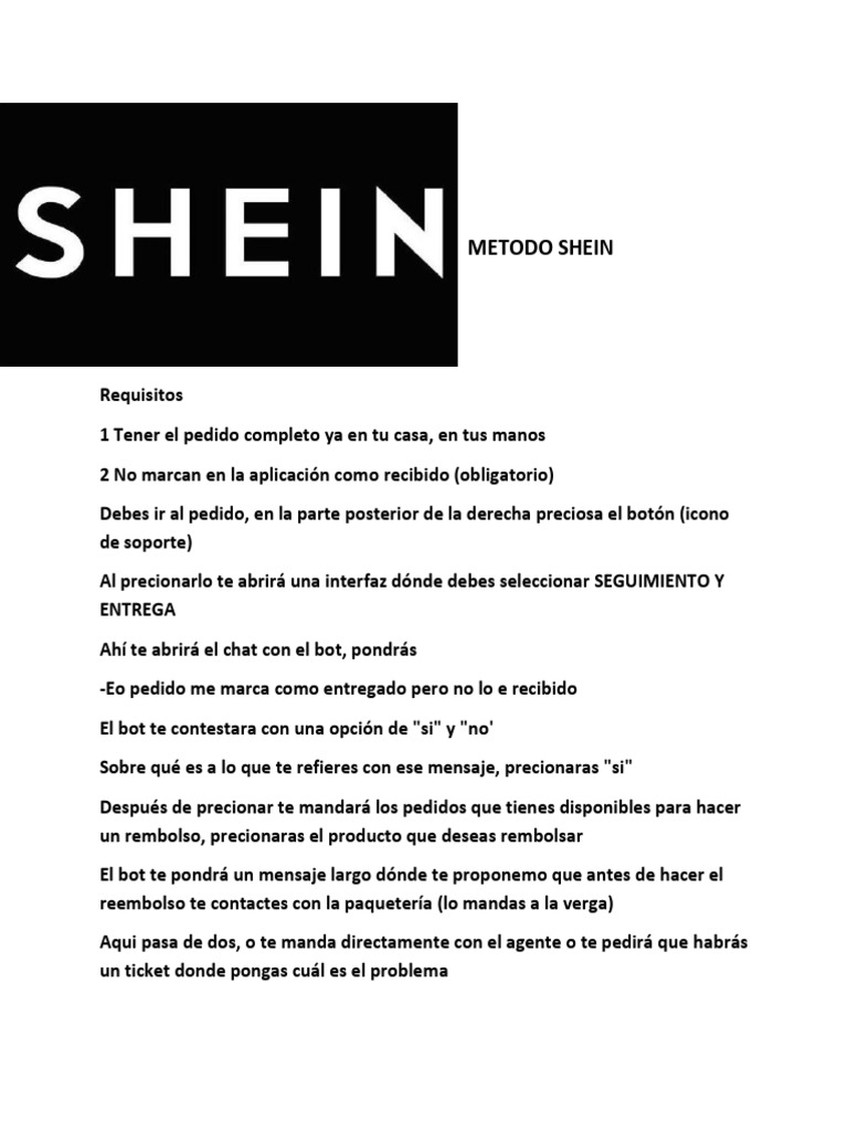 METODO SHEIN | PDF