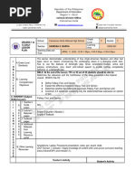 English Grade 9 | PDF | Teachers | Lesson Plan