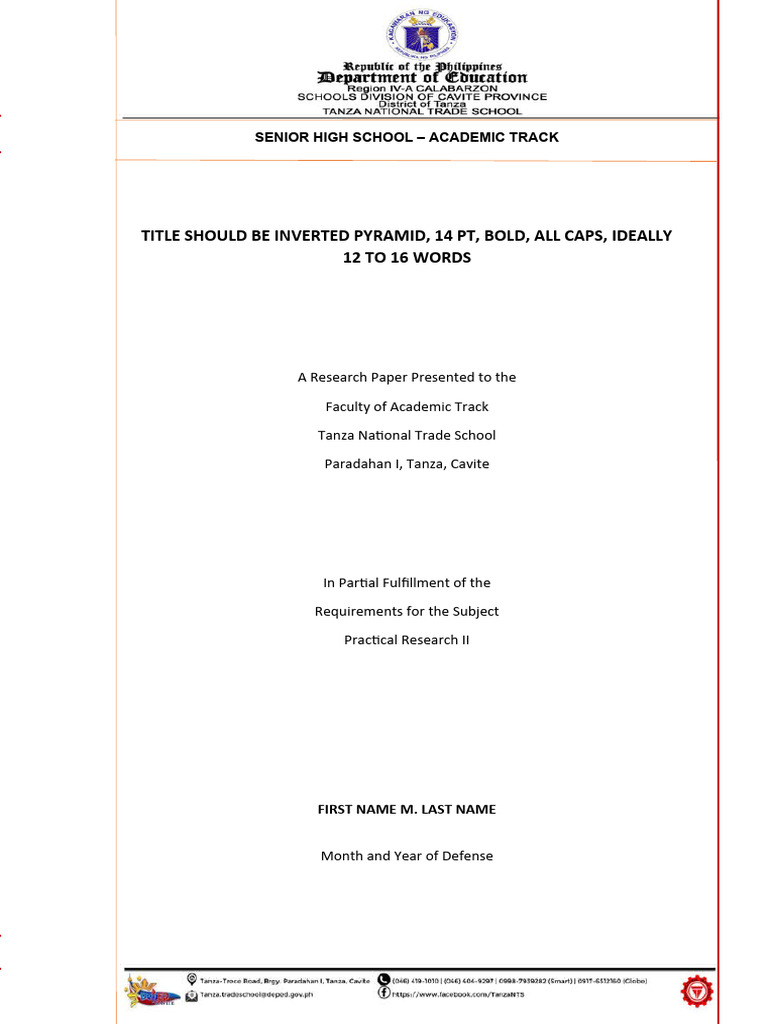 Updated Research Format | PDF | Theory | Hypothesis