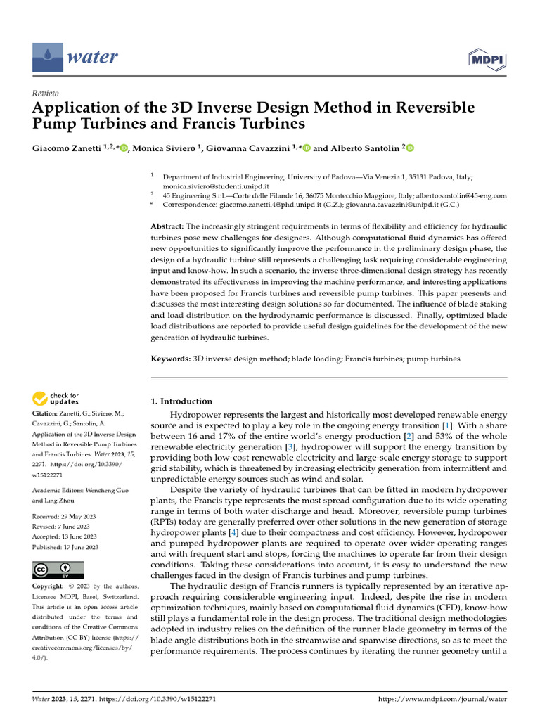 Application of The 3D Inverse Design Method in Rev | PDF | Fluid Dynamics | Turbomachinery