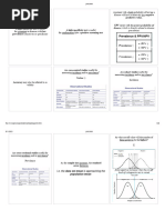 Biostatistics Cheat Sheet for USMLE Step 3 | PDF | Type I And Type Ii ...