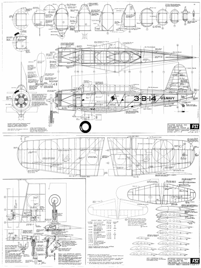 Vought SB2U-1 Vindicator FSI Clean Oz7065 | PDF