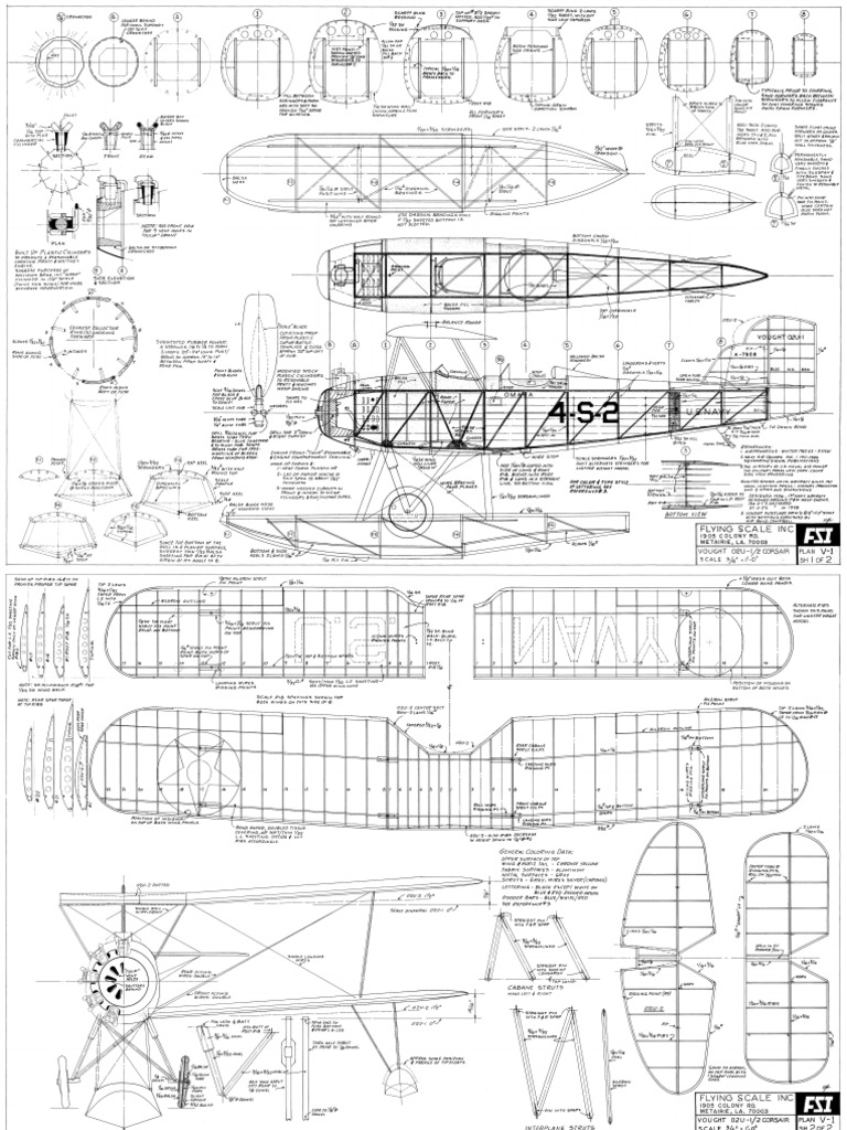 Vought O2U-1 Corsair Oz6427 | PDF