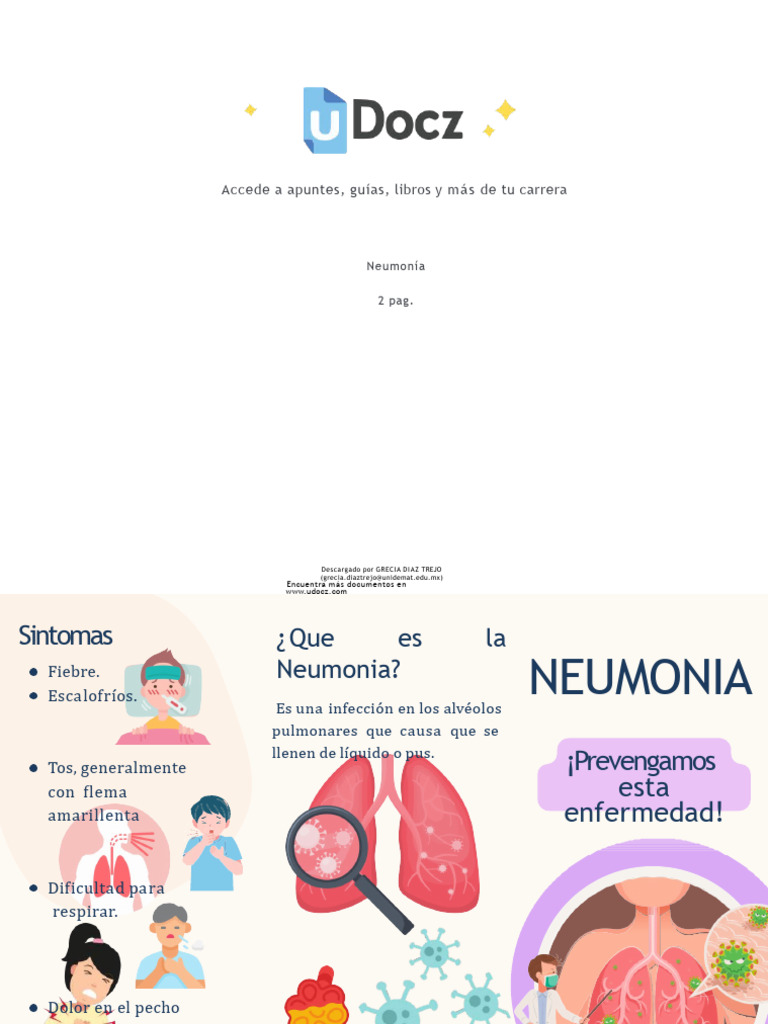 Folleto Triptico Act 575576 Downloadable 4652626 | PDF | Neumonía | Tos