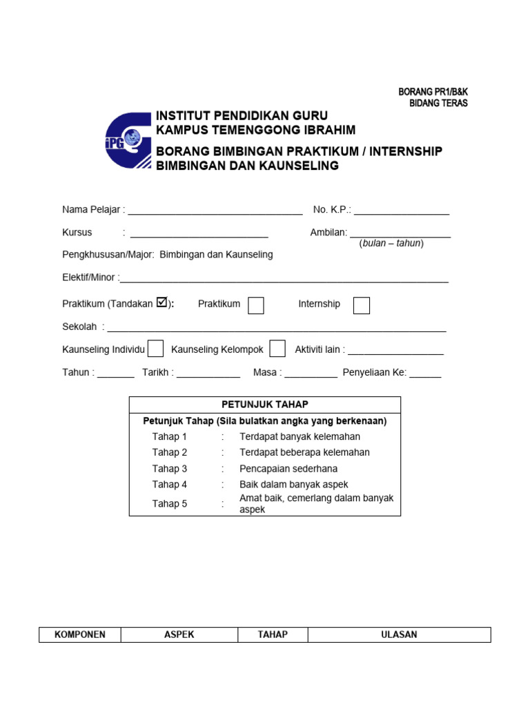 Borang PR 1 BNK | PDF