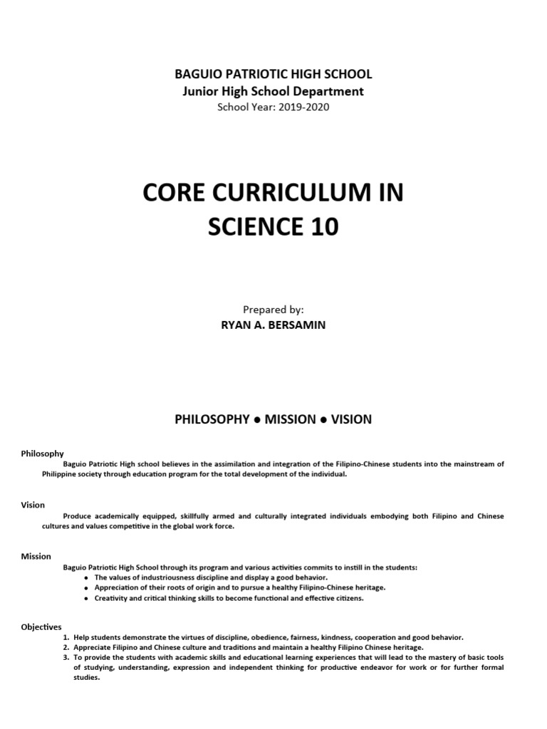 Science 10 Curriculum Overview | PDF | Plate Tectonics | Volcano