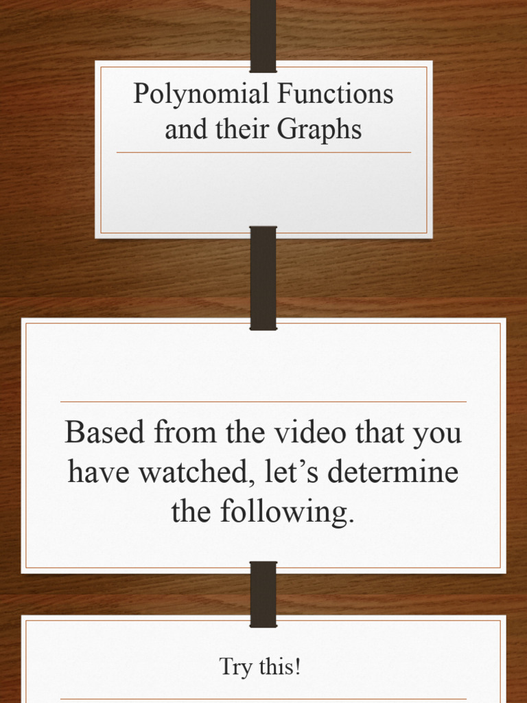 Understanding Polynomial Functions | PDF | Polynomial | Zero Of A Function