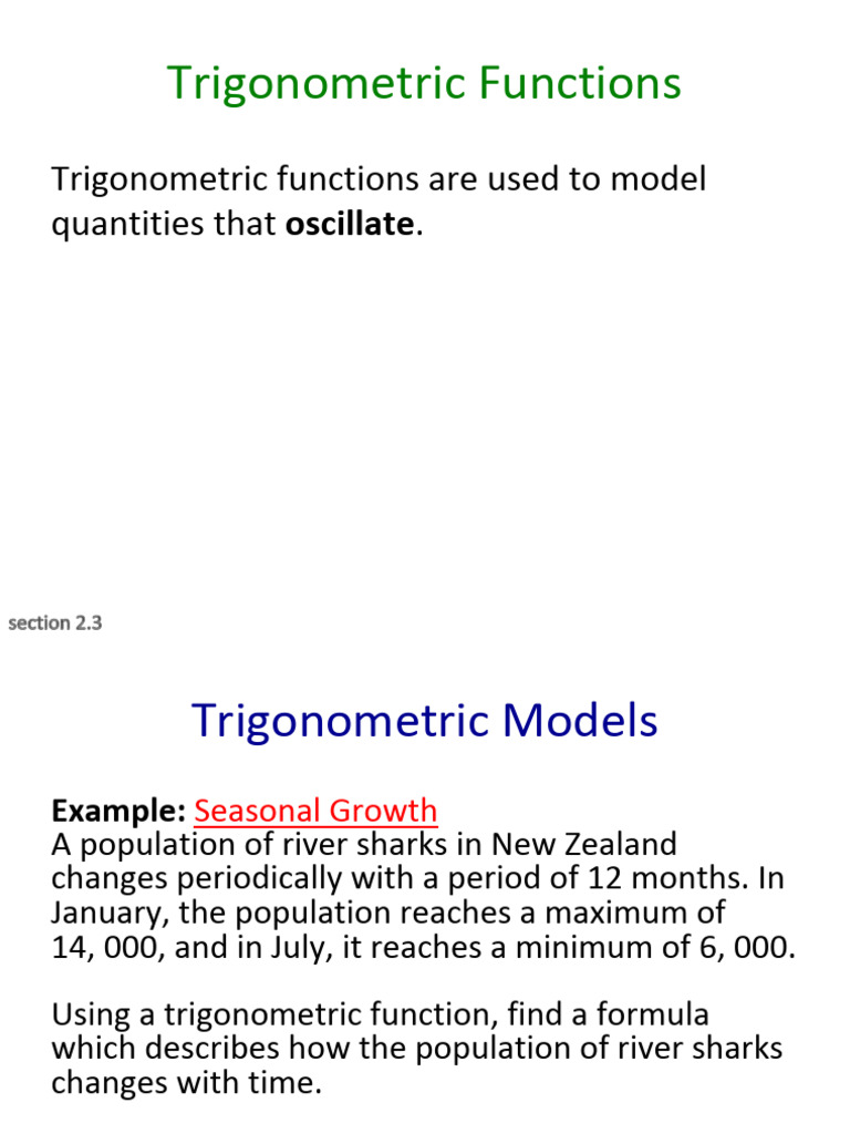 Calc Notes | PDF | Function (Mathematics) | Trigonometric Functions Calc Notes | PDF | Function (Mathematics) | Trigonometric Functions