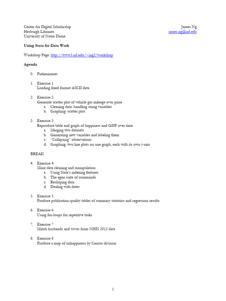 Stata Datawork Pdf Command Line Interface Graphical User Interfaces