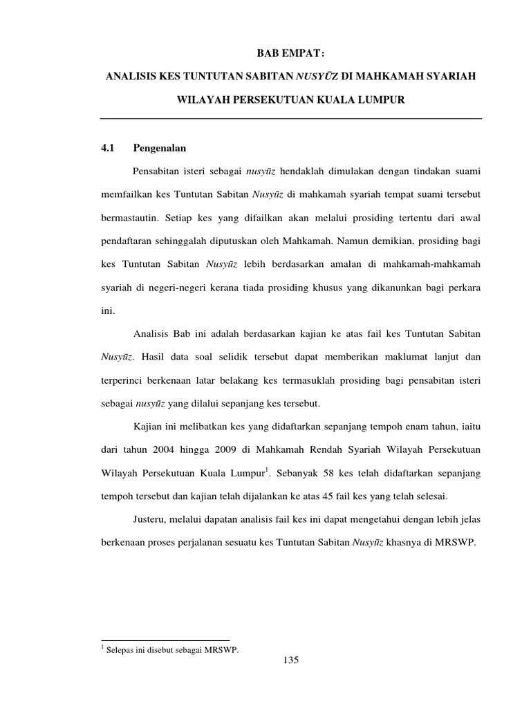 Analisis Kes Sabitan Nusyuz | PDF