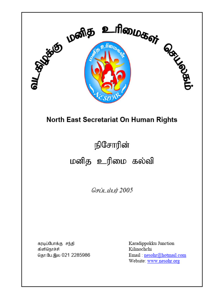 NESOHR's Human Rights Curriculum | PDF