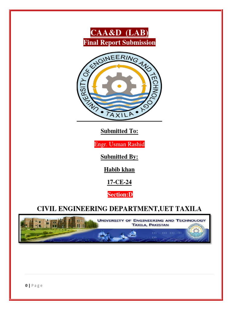 Caad 17-Ce-24 Final111 | PDF | Beam (Structure) | Column