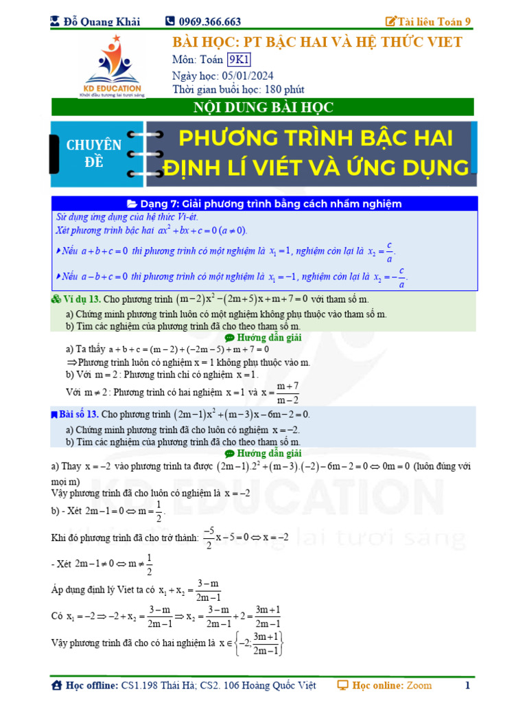 9K1-05.01.2024 (FG+BTVN) | PDF