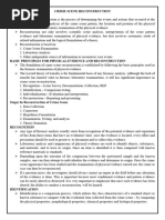 Stages of Forensic Investigation | PDF | Forensic Science | Crime Scene