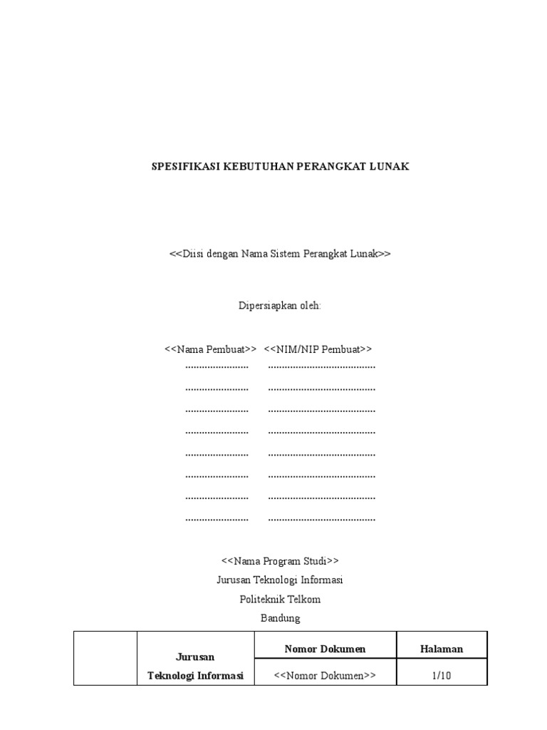 Template SKPL | PDF