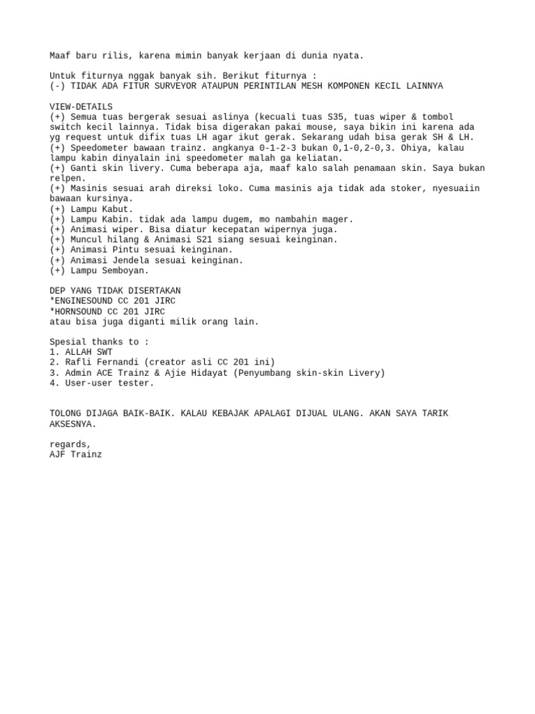 (Penting) Baca Dulu | PDF