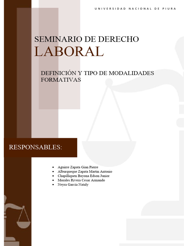 Definición y Tipo de Modalidades Formativas | PDF