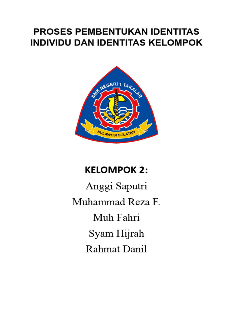 Proses Pembentukan Identitas Individu Dan Identitas Kelompok | PDF