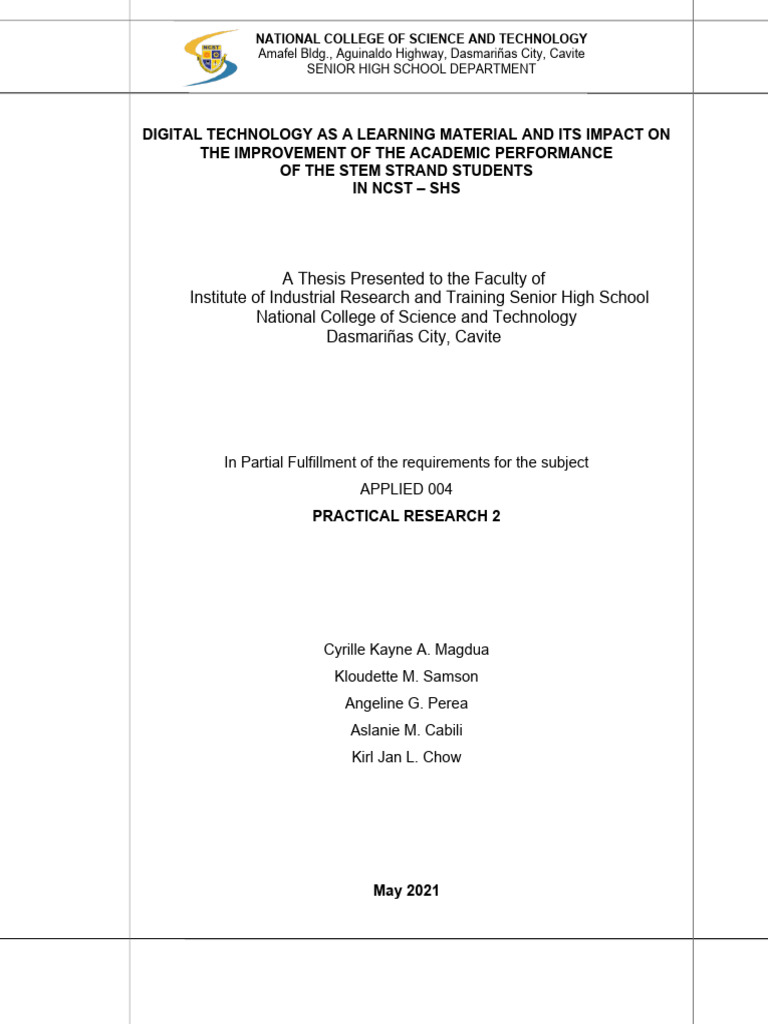 Template IMRaD PR2 | PDF | Sampling (Statistics) | Survey Methodology