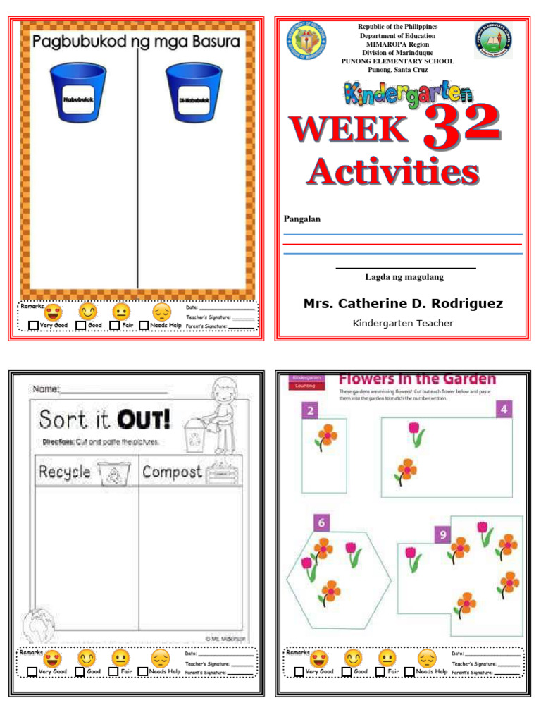 4 - Kindergarten Worksheet On Waste Management | PDF | Social Institutions