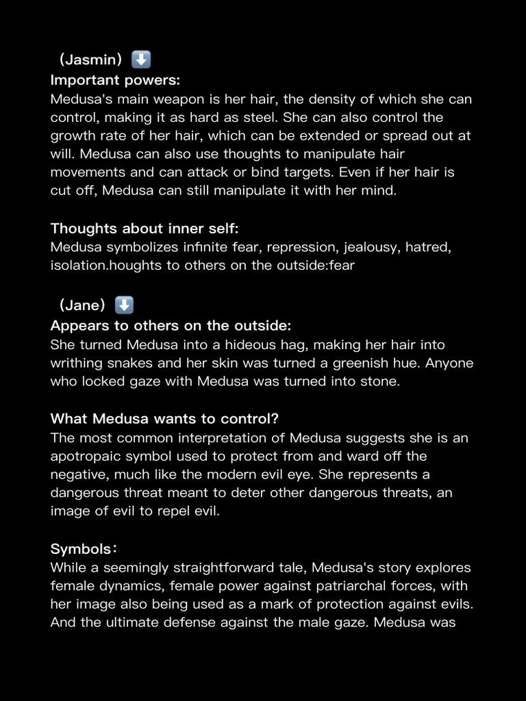 Medusa HW | PDF | Medusa | Athena