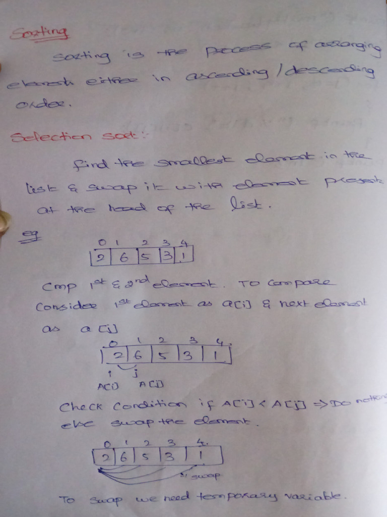 Sorting, Searching, String 1 | PDF