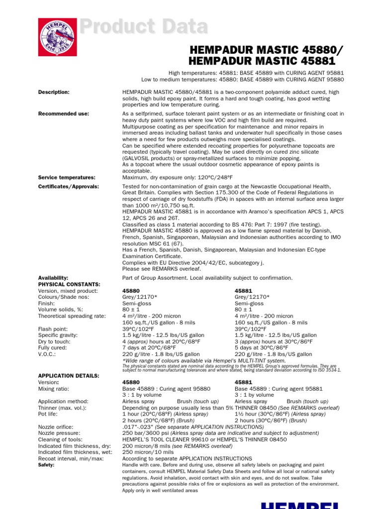 45881 Product Data Sheet