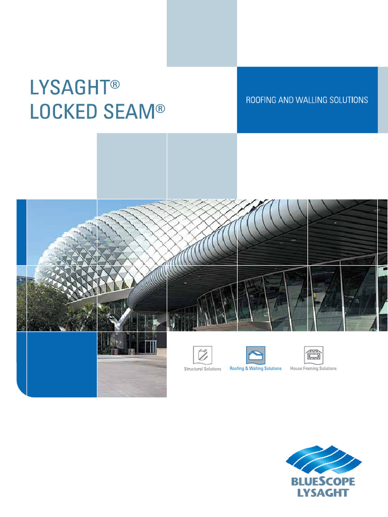 Lysaght Locked Seam Brochure | PDF