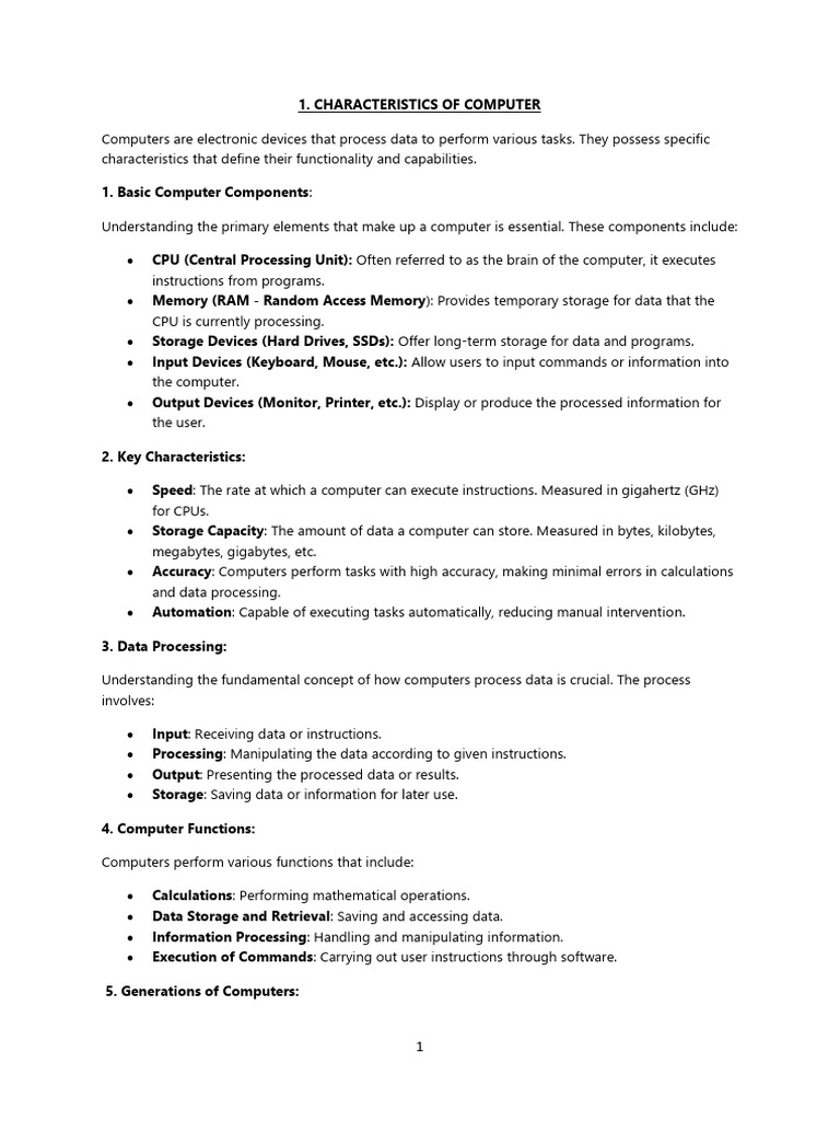 4. Computer Literacy | PDF | Operating System | Computer Hardware