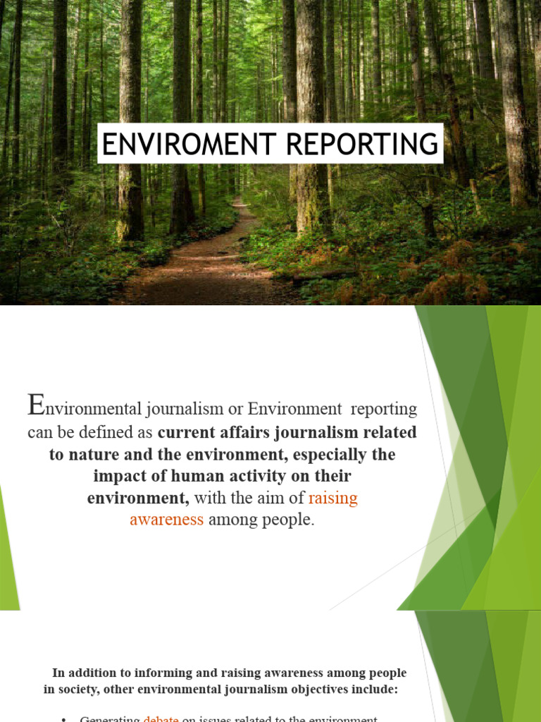 Environmental Journalism Essentials | PDF | Sustainability | News