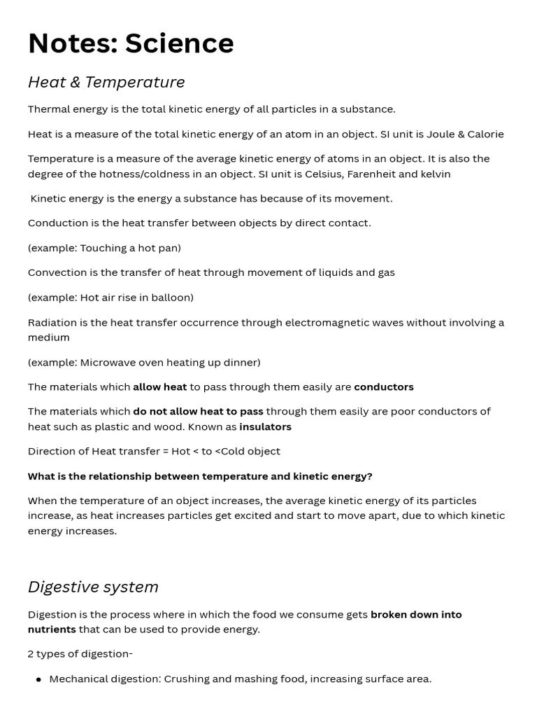 Sci Notes | Download Free PDF | Kidney | Digestion