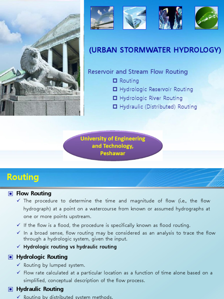 1 20 UrbanHydrology - Routing | PDF | Discharge (Hydrology) | Earth ...
