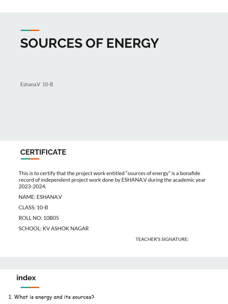 Sources of Energy | Download Free PDF | Energy Development | Fuels