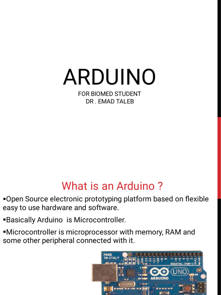 Arduino - Emad Taleb | PDF | Arduino | Computer Engineering