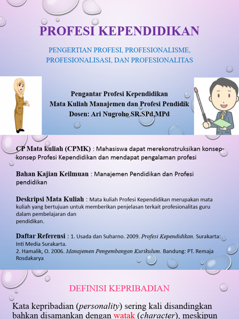 Profesi Kependidikan | PDF